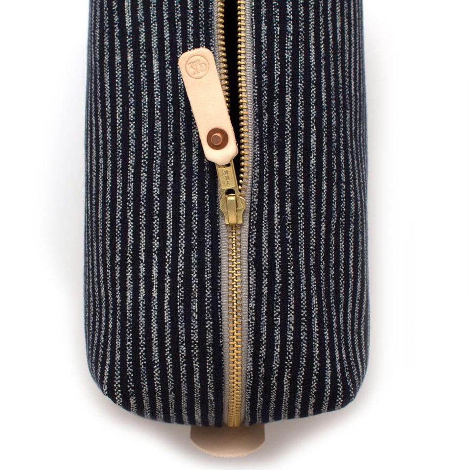 Japanese Indigo Chalk Stripe Travel Kit – General Knot & Co.